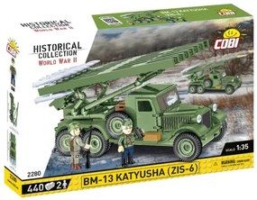 Cobi 2280 II WW BM-13 Kaťuša ZIS-6, 1:35, 440 kostek