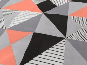 Bavlněné povlečení JERVIS šedé + povlak na polštářek 40 x 40 cm Rozměr povlečení: 70 x 90 cm | 140 x 200 cm