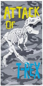 Osuška Dinosaurus T-rex Bavlna - Froté, 70/140 cm