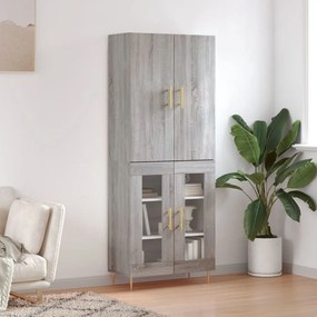 vidaXL Skříň highboard 69,5 x 34 x 180 cm kompozitní dřevo [3195723] Barva: Bílá