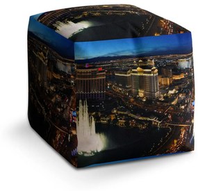 Sablio Taburet Cube Las Vegas: 40x40x40 cm