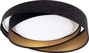 LED Stm. stropní svítidlo SM. GALAXY M. LED/24W/230V pr. 55 cm černá/zlatá + DO