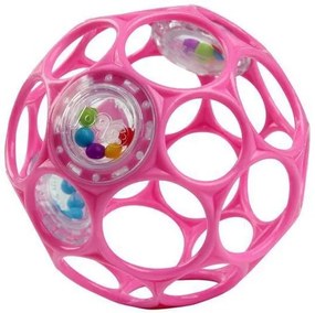 Oball rattle 10 cm dark pink