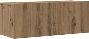 Sada 6 kusů nástěnné TV skříňka dub artisan kompozitní dřevo 3329150