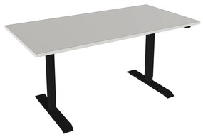 NOBL Dynamic Elektr. nastavitelný polohovací stůl 160x80 Dynamic Dekor stolové desky: bílá, Barva podnože: černá