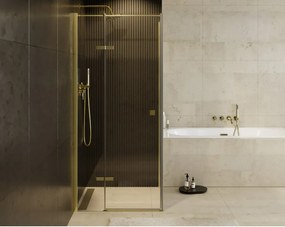 Besco Pixa 90x90x195 čtvercový sprchový kout, gold Orientace: Levá