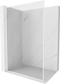 Mexen Kioto-F L, sprchová zástěna s rámem 80 x 202 cm, 8 mm čiré sklo, bílý profil, 800-080-174-20-00