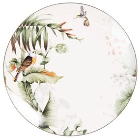 Jídelní talíř Tropical birds – 26x2 cm