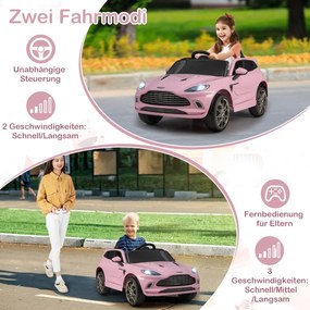 Costway 12 V Aston Martin DBX dětské auto s 2,4 G dálkovým ovládáním 1,4-2,5