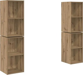 Sestava TV skříněk 4 ks Artisanový dub Kompozitní dřevo 3393563