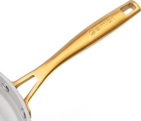 Elmich Nepřilnavá keramická pánev Zen 26 cm - krémovo zlatá