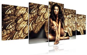 Malvis ® Obraz zlatý anděl Velikost: 200x100 cm