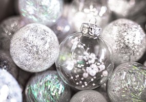 Tutumi, průhledné vánoční ozdoby na stromeček 20ks SYSD1688-059, CHR-08411
