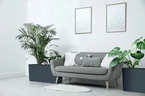 Střední truhlík s vkladem CORBI 77 cm bílý