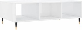 vidaXL Konferenční stolek 104 x 60 x 35 cm kompozitní dřevo [827078] Barva: Bílá