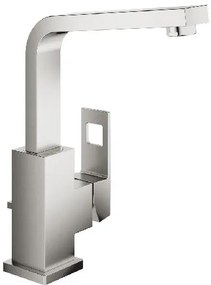 Grohe Eurocube - Umyvadlová baterie s výpustí, supersteel 23135DC0