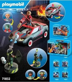 Playmobil® PLAYMO-FRIENDS 71832 Hrdina s multifunkčním vozidlem / Poče