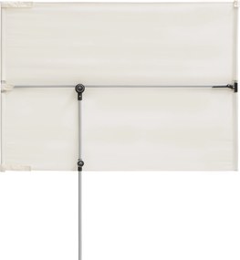 Doppler ACTIVE Balkónová clona 180 x 130 cm přírodní - naklápěcí slunečník - Rozbalené zboží (S280)