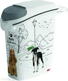 Curver Kontejner na krmivo - vzor psi 23l/10kg
