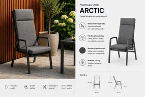 Doppler ARCTIC polohovací zahradní křeslo