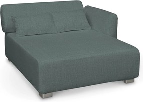 Potah na pohovku Mysinge dlouhý barva modrá látka pletený vzor