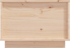 vidaXL Konferenční stolek 40 x 50 x 35 cm masivní borové dřevo [813410] Barva: Bílá