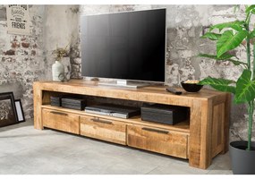 Massive home | TV stolek z mangového dřeva Iron craft 170 cm 38929