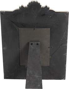 Krémový antik fotorámeček s popraskanou strukturou - 27*2*36 cm / 13*17 cm