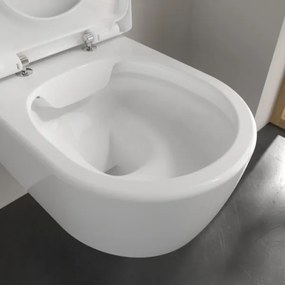 Villeroy & Boch 5656HR01 -Závěsné WC s prk SoftClose AVENTO keramika/alpská bílá