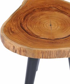 Konferenční stolek 40 x 45 cm masivní teak 281650