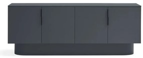 Antracitová komoda 200x77,5 cm Totem – Teulat