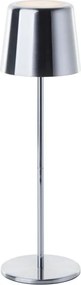 Brilliant G40939/68  Stolní AKU lampa XAANA broušený nikl USB-C , CCT