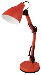 ACA DECOR Retro stolní lampa KINGSTON max. 40W/E27/230V/IP20, červená