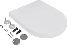 WC sedátka s funkcí pomalého sklápění 2 ks bílá plastová 275930