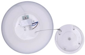 Solight LED osvětlení Acate s ochranou proti vlhkosti, IP54, 24W, 2160lm, 3CCT, 30cm, stříbrná