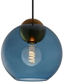 OnaDnes -20% Modré závěsné světlo Halo Design Bubbles 24 cm