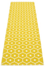 Vinylový koberec Pappelina HONEY Mustard/Vanilla velikost: 70x350cm
