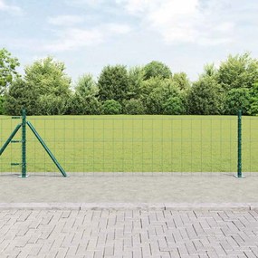 Evropský plot s betonovou základnou 50 x 0,4 m Zelená Síťovina 3350874