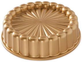 Nordic Ware Forma na dort Charlotte zlatá 83577