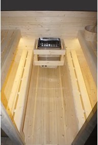 RAKOUSKÝ produkt - Venkovní sauna HANKO pro 6 osob 210 x 180 x 210cm ( F60180 )