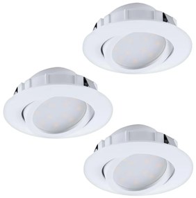 Eglo Eglo 95857- SADA 3x LED Stmívatelné podhledové svítidlo PINEDA 1xLED/5,5W/230V EG95857