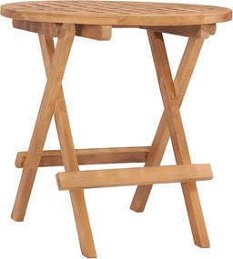 3dílný skládací zahradní jídelní set s poduškou masivní teak 3063171