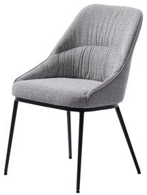 Šedé jídelní židle v sadě 2 ks Meridian – Unique Furniture
