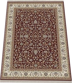 BE Koberec Anatolia Silk 66524 RED - červený obdélníkový Rozměr: 80x150 cm