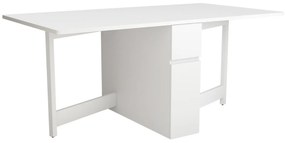 OnaDnes -20% Bílý rozkládací jídelní stůl Woodman Kungla 170x90 cm