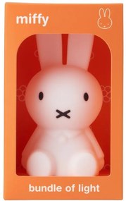 OnaDnes -20% Bílá plastová dětská LED lampa Mr. Maria Miffy 11 cm