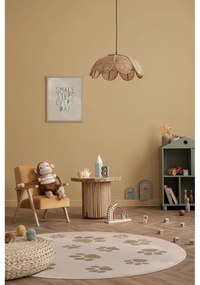Béžový dětský koberec ø120 cm Paws Light Beige – FD