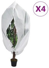 Ochranné návleky na rostliny na zip 4 ks 70 g/m² 2,36 x 2 m 3203551
