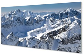 akrylový obraz horské zimní 125x50 cm