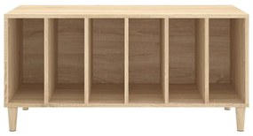 Skříňka na LP desky dub sonoma 100x38x48 cm kompozitní dřevo